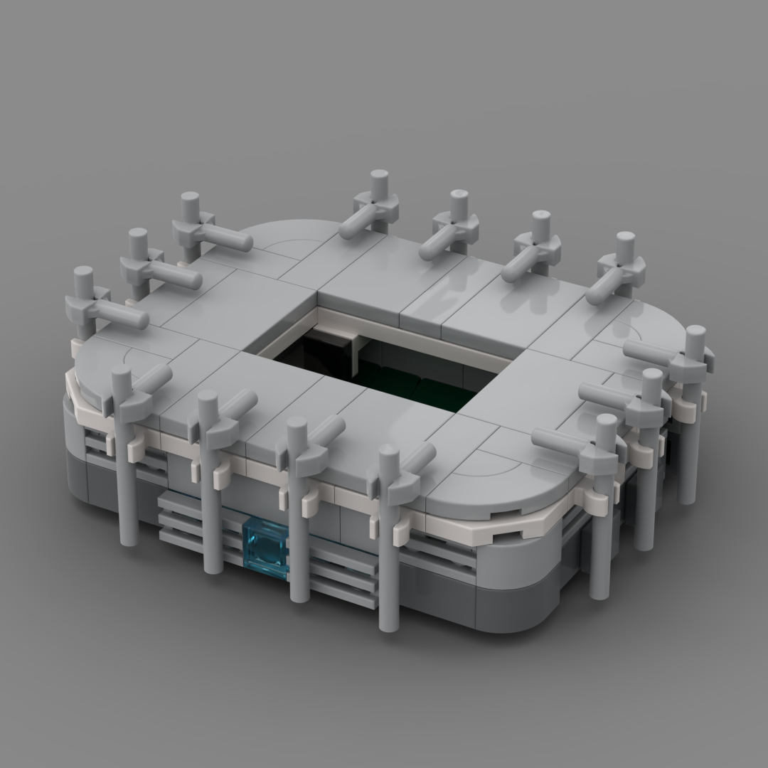Gladbach Stadion aus Klemmbausteinen – BrickStadium